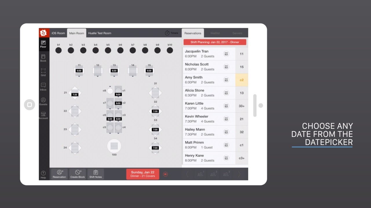 Yelp Reservations App Floor View (2017) - YouTube
