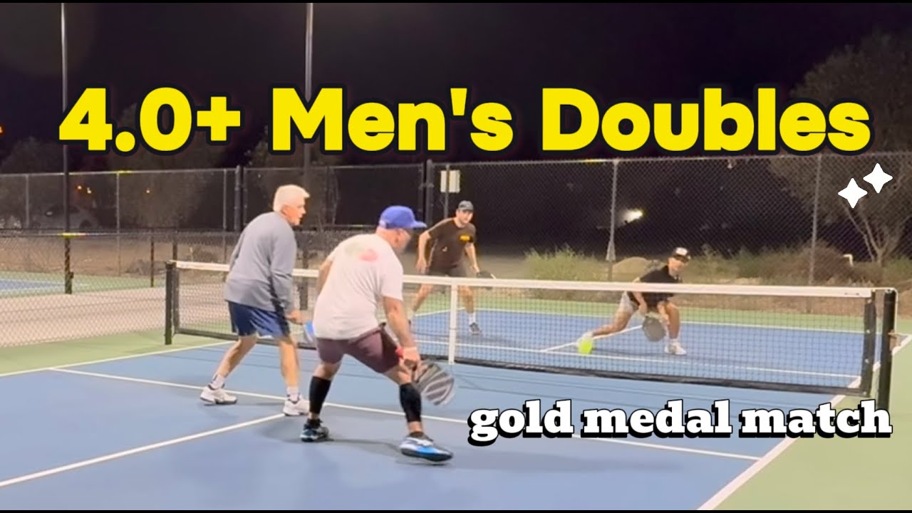 🥇GOLD MEDAL MATCH🥇- 4.0+ Men's Doubles Pickleball Tournament [Uncut ...