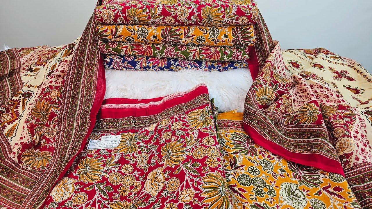 মোস্ট ফ্যাভারিট স্টাইলিশ সুতি প্রিমিয়াম থ্রি পিস 💯🎊 beautiful design ...