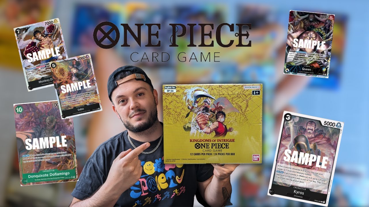OP04 Booster Box Opening Kingdoms of Intrigue - One Piece TCG Building ...