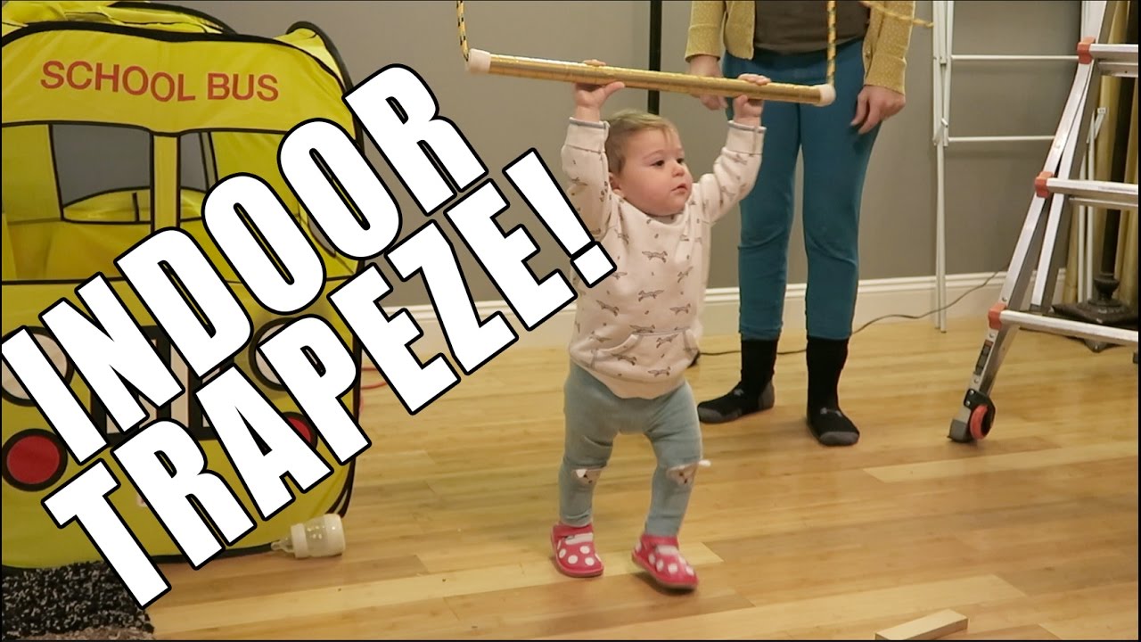 How to: BUILDING AN INDOOR TRAPEZE! - YouTube