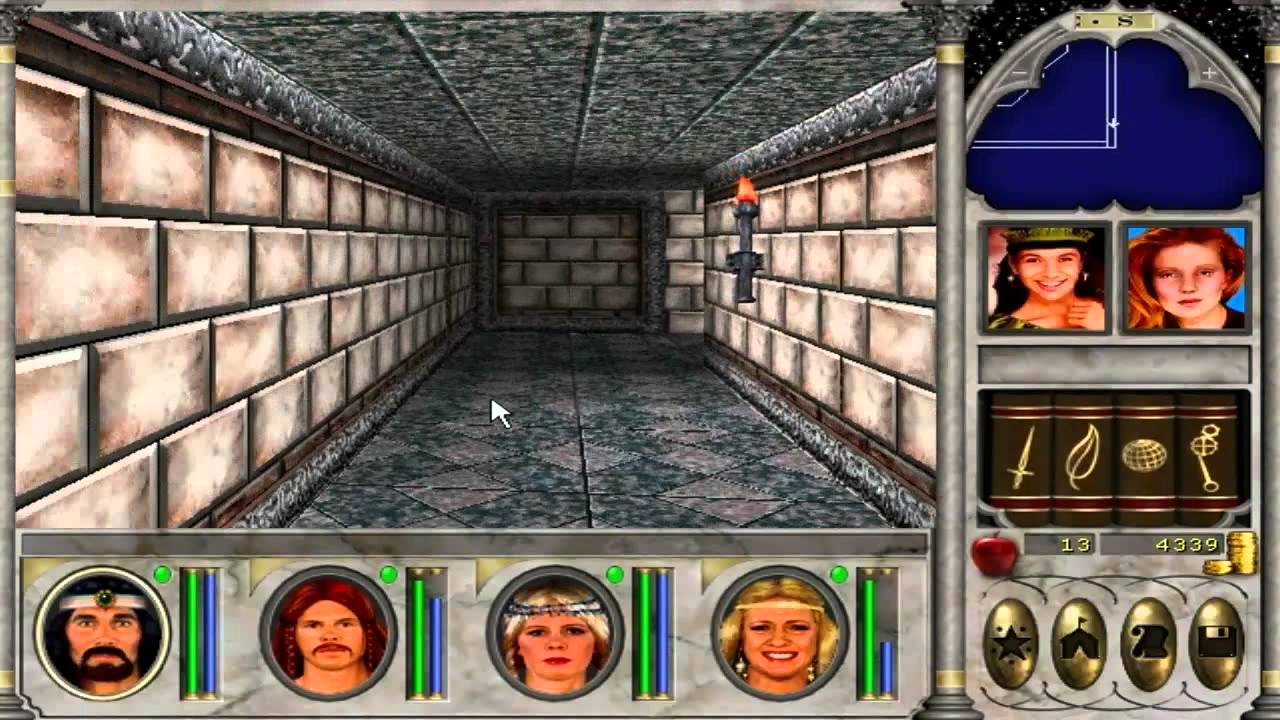 Might & Magic 6 - Secret gold torch in temple of Baa [HD] - YouTube