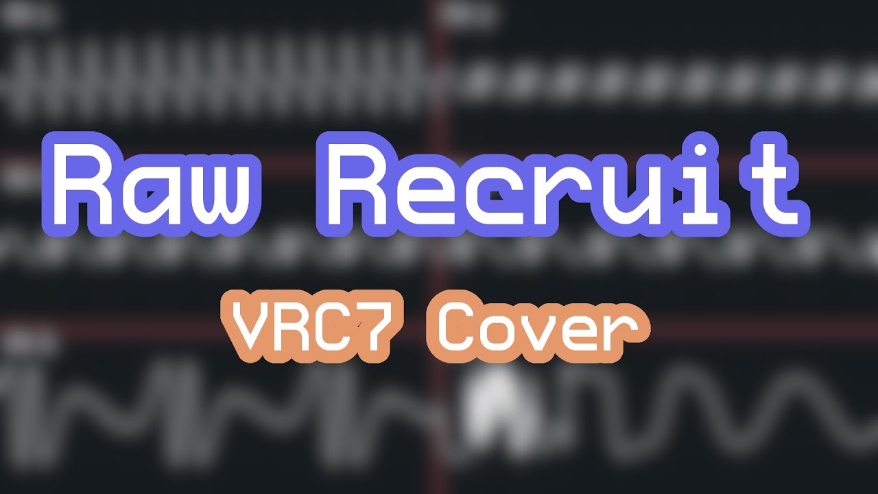 Title Screen - Raw Recruit (VRC7 Cover) 【Oscilloscope View】 - YouTube