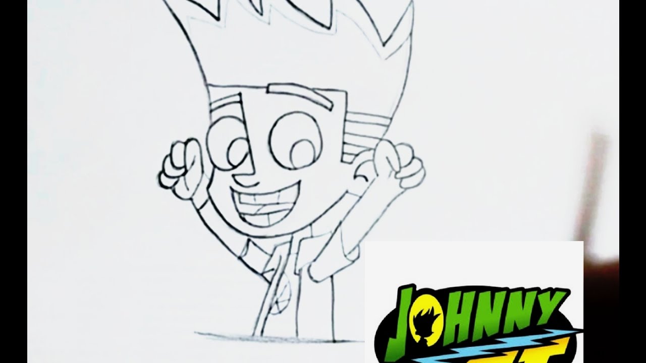 Como desenhar Johnny Test passo a passo ( how to draw ) - YouTube