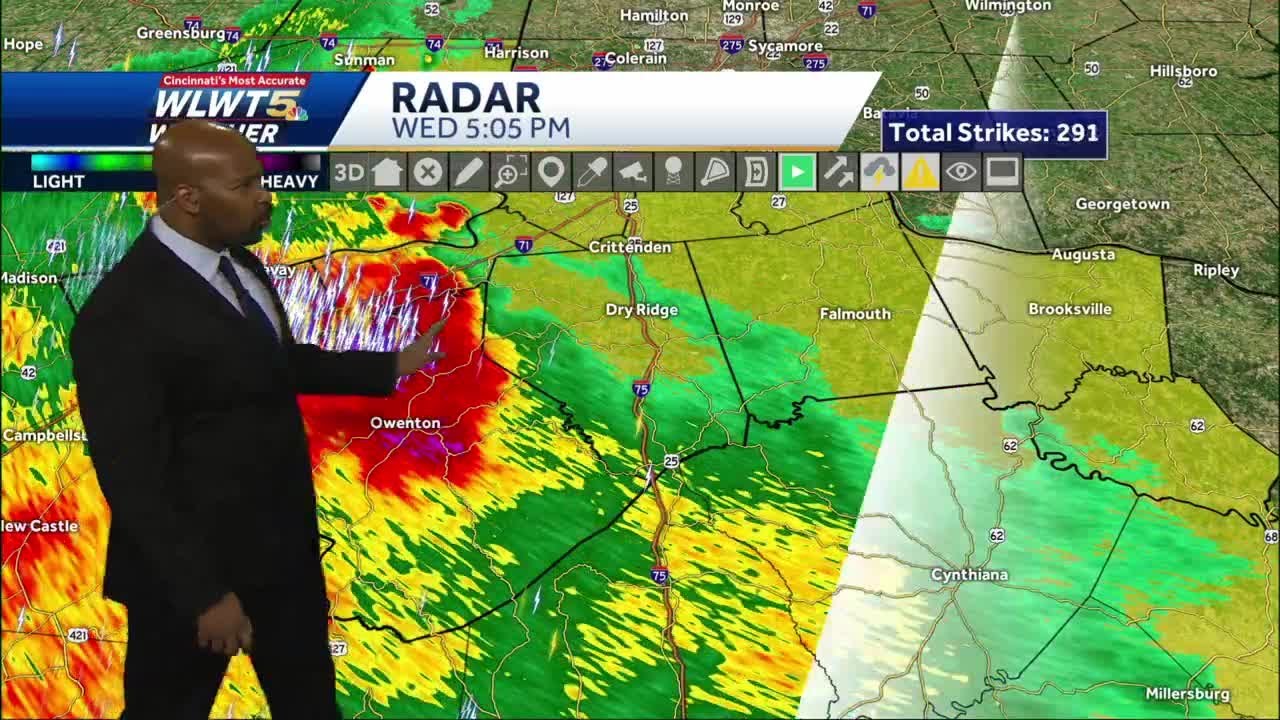 Severe thunderstorm watch issued for portion of the region - YouTube