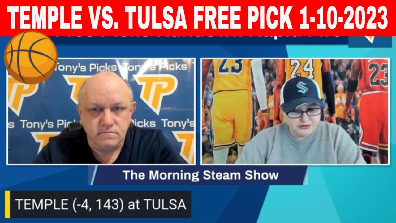 Temple vs Tulsa 1/10/2023 FREE College Basketball Picks and Trends on ...