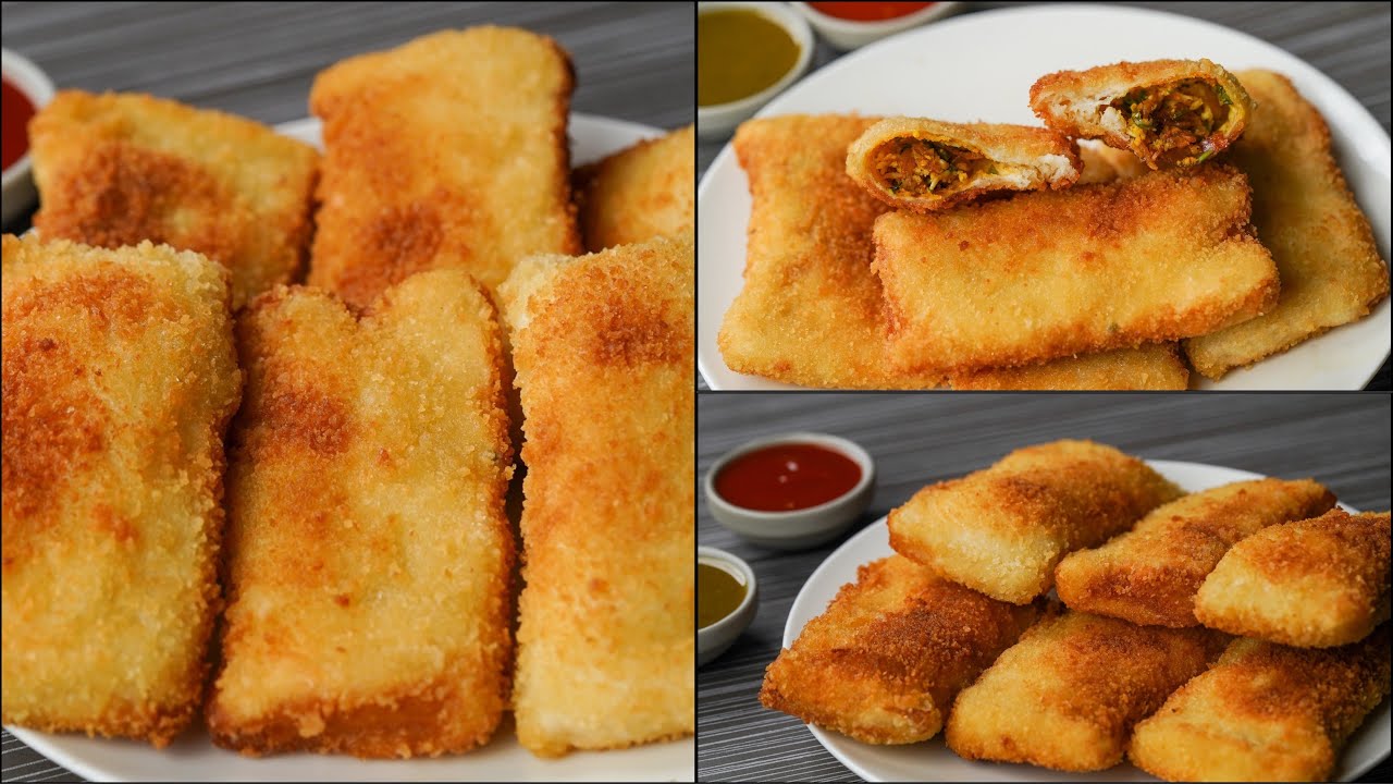 Bread Pocket Recipe | Ramadan Iftar Recipe | Egg Stuffing Bread Snacks ...