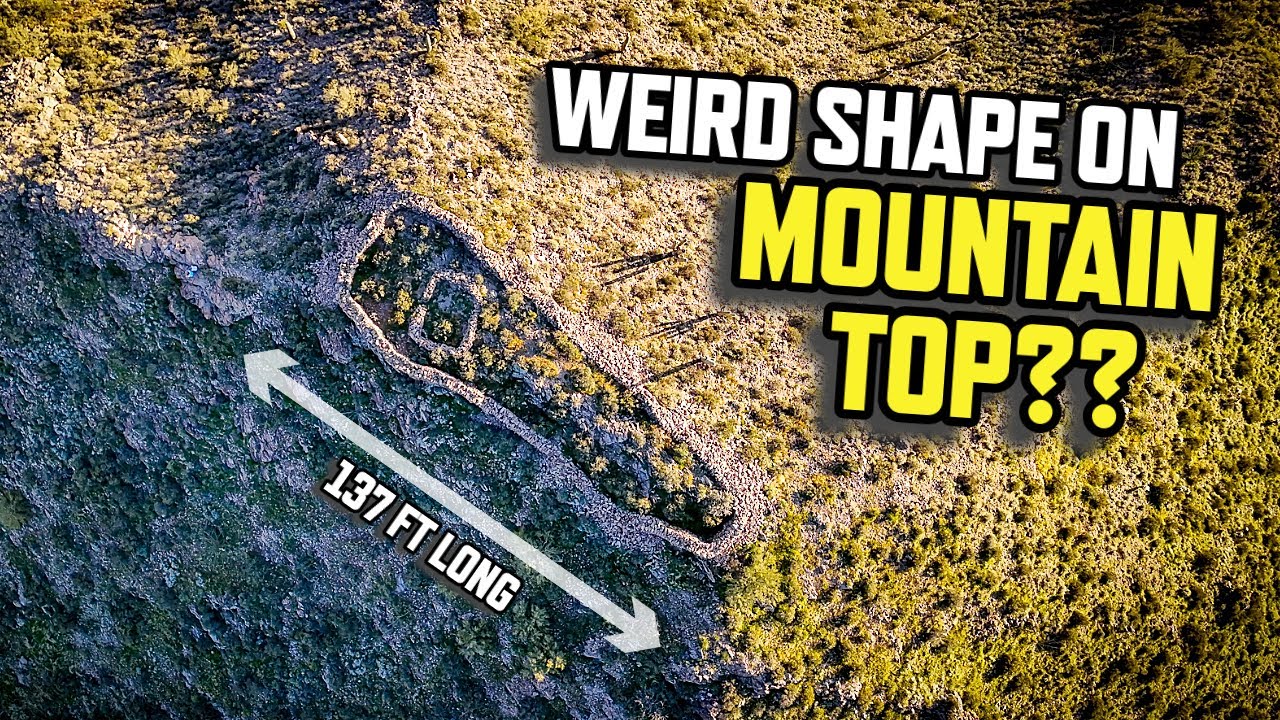 🔍🤔 What Is Going On Here? Odd Ancient Shapes On A Mountaintop! - YouTube