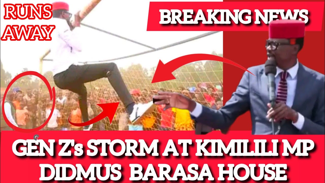 BREAKING ‼️ GEN Z's STORM AT KIMILILI MP HOUSE "DIDMUS BARASA "CHECK ...