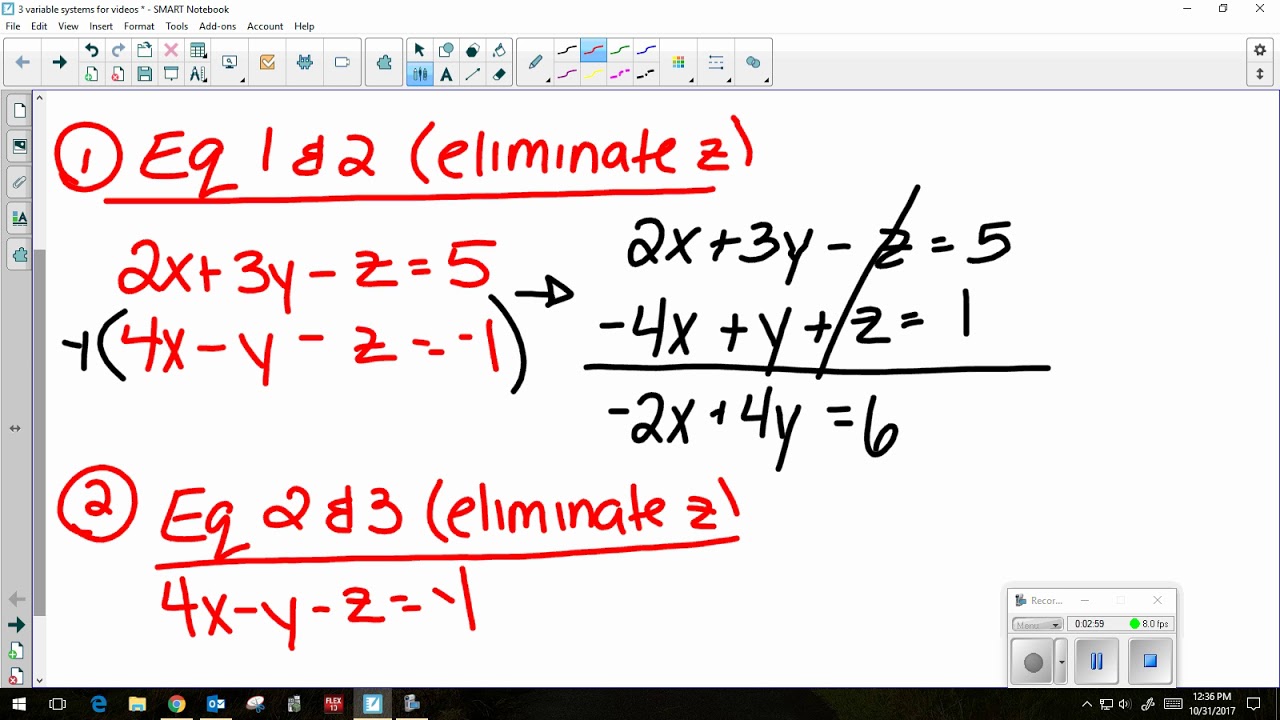 3 Variable Systems YouTube 3 Variable Systems YouTube