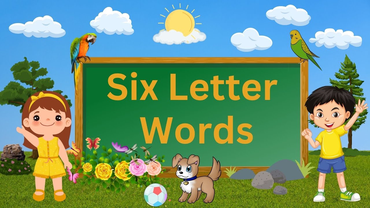 Six Letter Words - YouTube