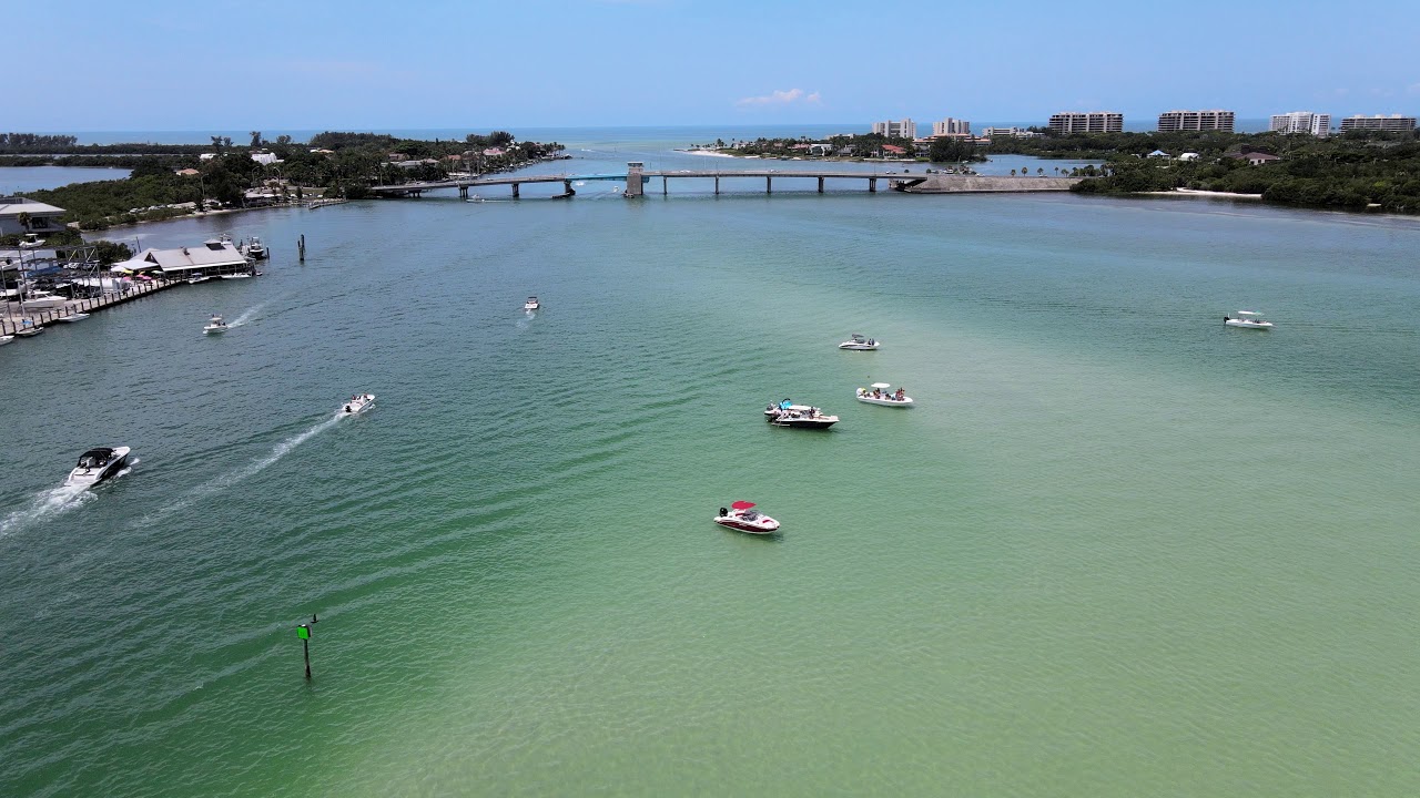 4K Ultra New Pass Sandbar - Sarasota, Florida - DJI Mavic Air 2 - YouTube