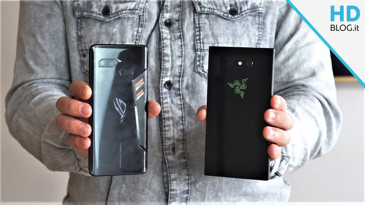 RECENSIONE Razer Phone 2 vs Asus ROG Phone - YouTube