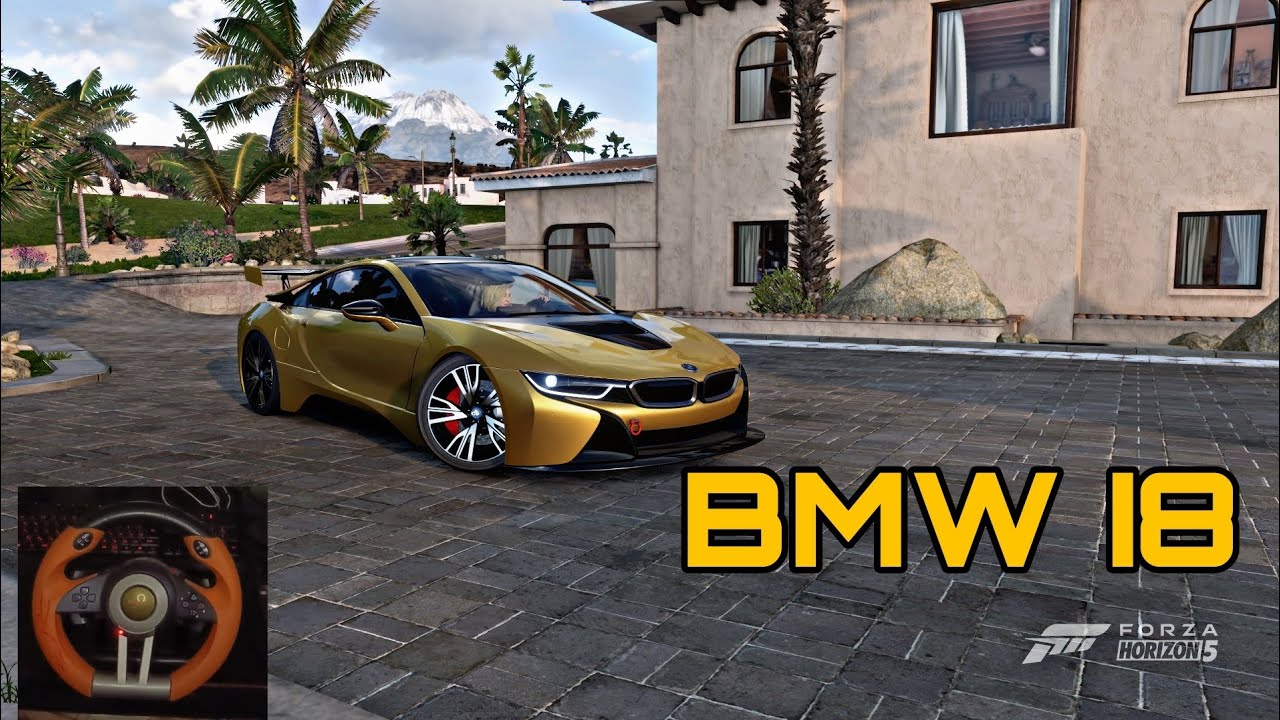 "Ultimate BMW Driving Experience in Forza Horizon 5!" steering wheel ...