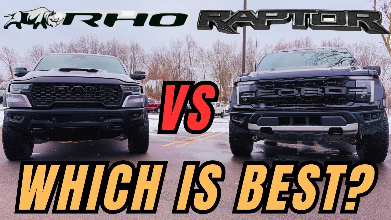 2025 Ram 1500 RHO vs 2025 Ford F-150 Raptor | Interior Exterior Tech ...