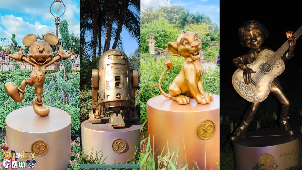Fab 50 Disney Character Statue Decorations - Walt Disney World 2023 ...