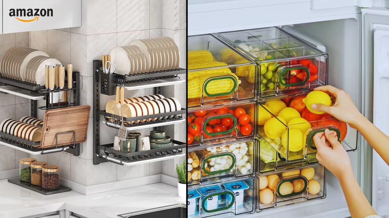 30 Amazon Storage Hacks for Small Kitchen Organization!(With Prices ...