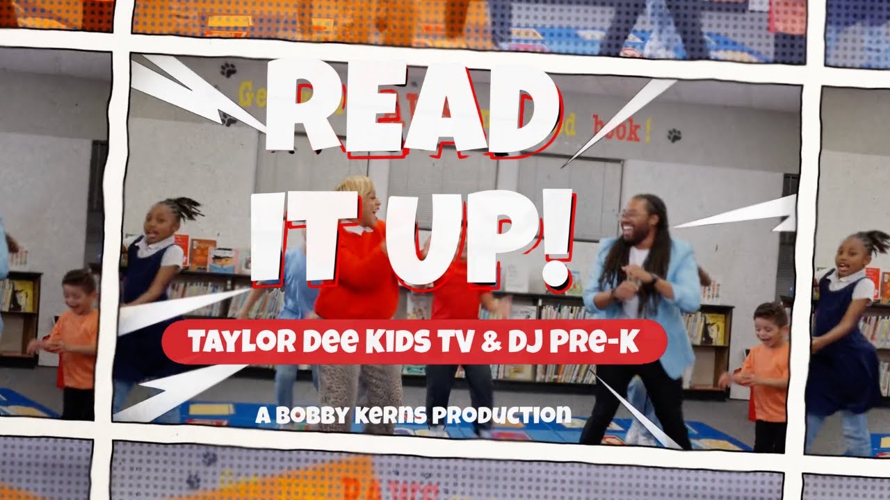Read it Up | Reading Song | Reading Anthem | National Reading Month| Taylor Dee Kids TV & DJ Pre ...
