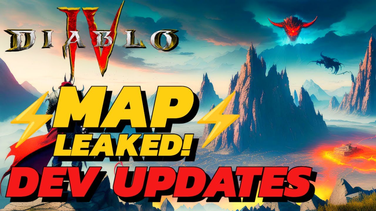 DIABLO 4 - MAP Leaked | DEV Updates | D2 DEV's TALK - YouTube
