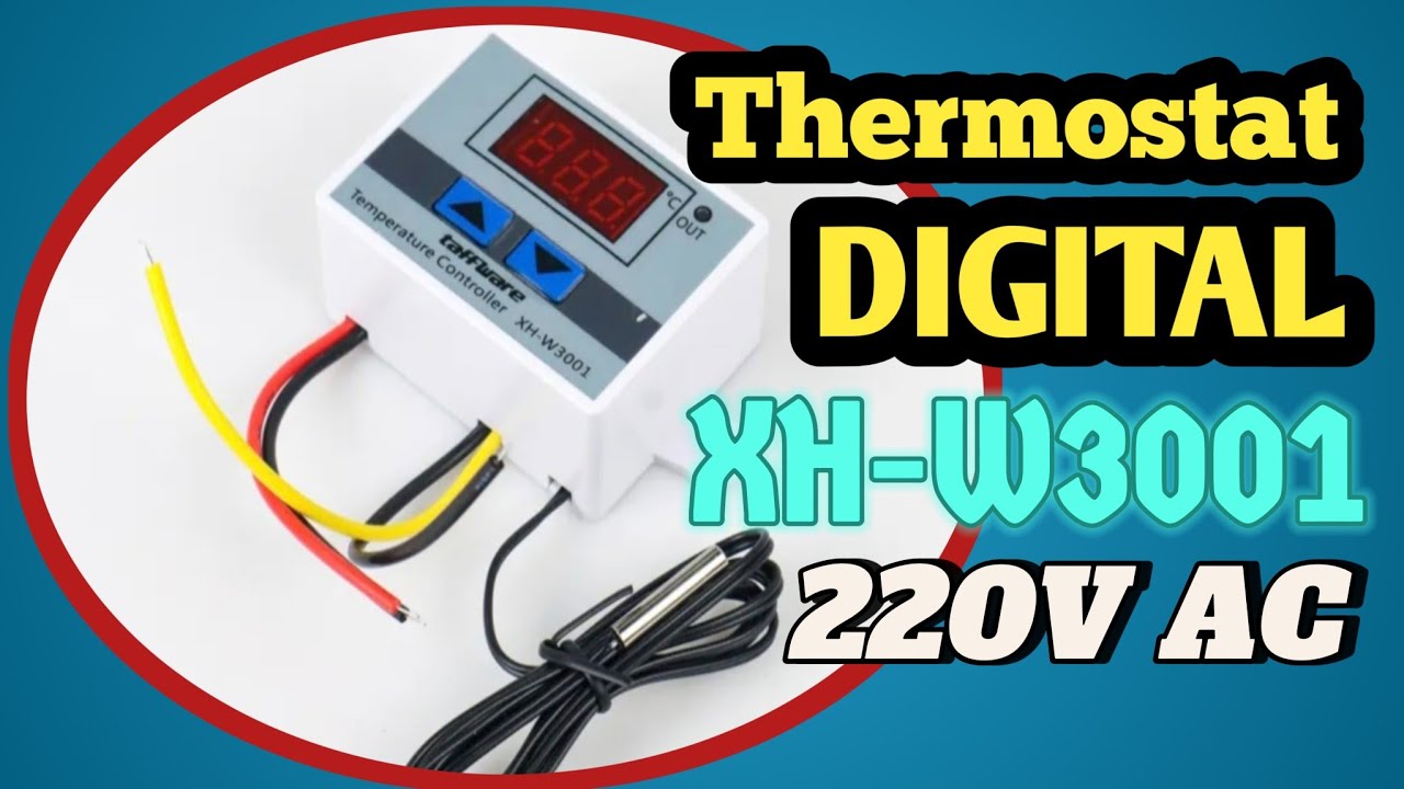 Cara Merakit dan setting thermostart digital model HX-W3001 untuk mesin ...