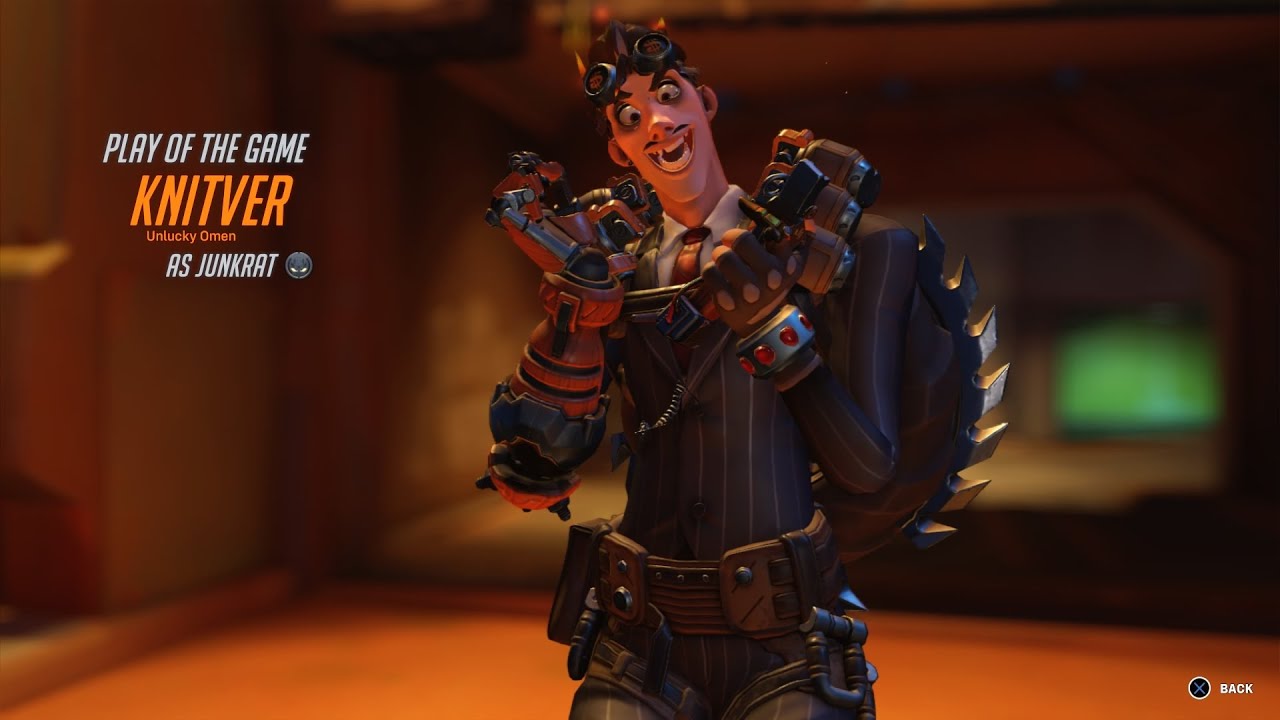 Overwatch 2 - My Junkrat Mobster RIP Tire & Ringout Bomb 1+1 Kills ...