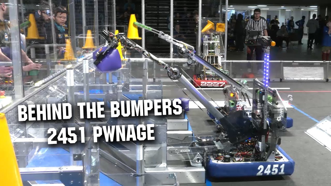 Behind the Bumpers | 2451 PWNAGE | Charged Up Robot Overview - YouTube