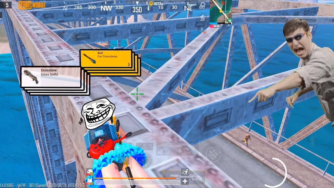 Best Trolling with Crossbow 🤣😂 | PUBG MOBILE FUNNY MOMENTS - YouTube