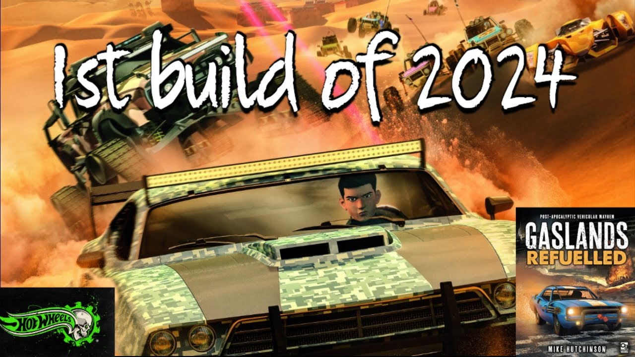 1st Gaslands Car build of 2024. Converting Hotwheels diecast for post ...