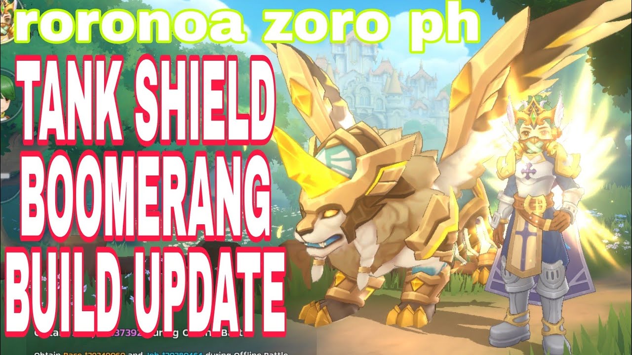 Tank shield boomerang build update - YouTube