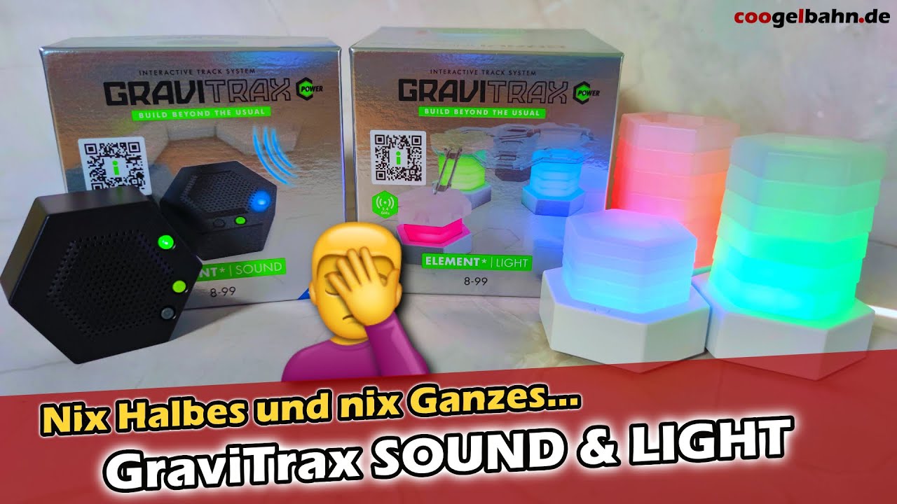 GraviTrax Power Element LIGHT & SOUND :: Gute Idee, leider kurz vor dem ...