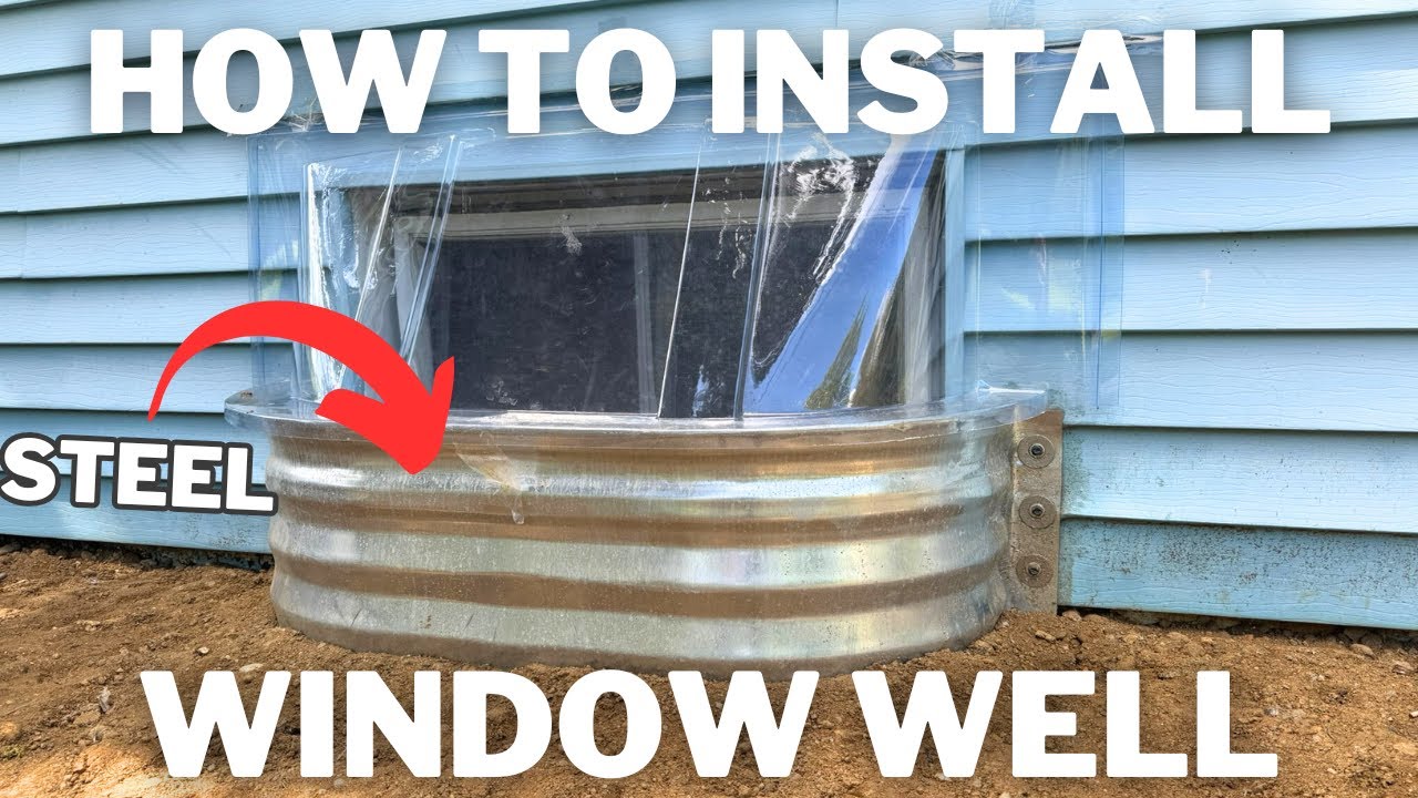 How To Install Window Well - YouTube