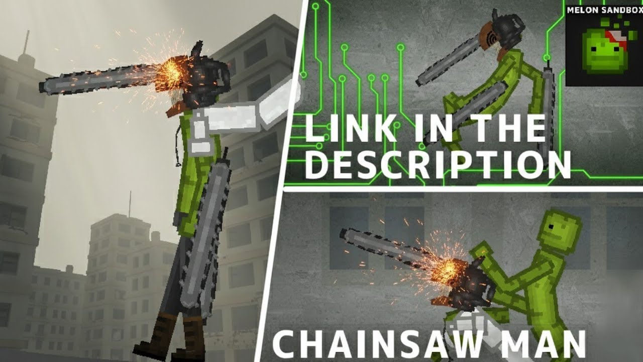 CHAINSAW MAN! LINK IN DESCRIPTION | MELON SANDBOX MOD - YouTube