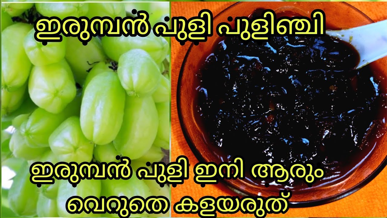 ഇരുമ്പൻ പുളി കൊണ്ടൊരു പുളിഞ്ചി / 100% ടെസ്റ്റുള്ള പുളിഞ്ചി / Irumban ...