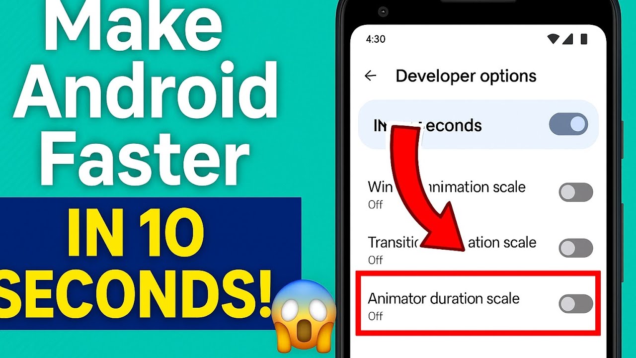 How to Make Android Faster in Just 3 Steps | No App Needed | Speed Up ...