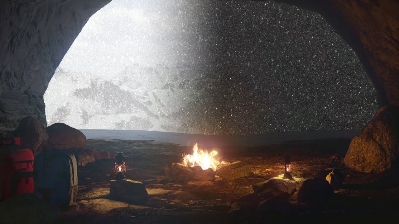Let's rest here and go up | Snow Mountain Cave - YouTube
