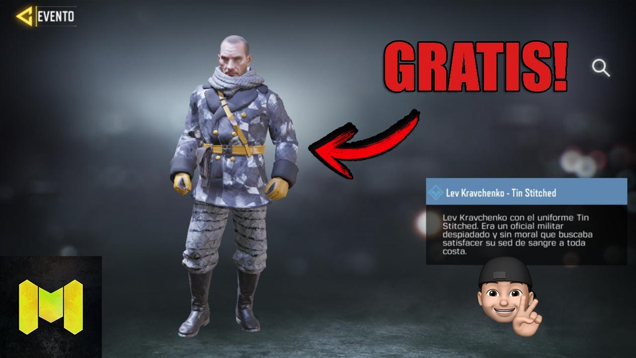 COMO CONSEGUIR LEV KRAVCHENKO TIN STITCHED*GRATIS*DESAFIOS TEMPORADA 7 ...