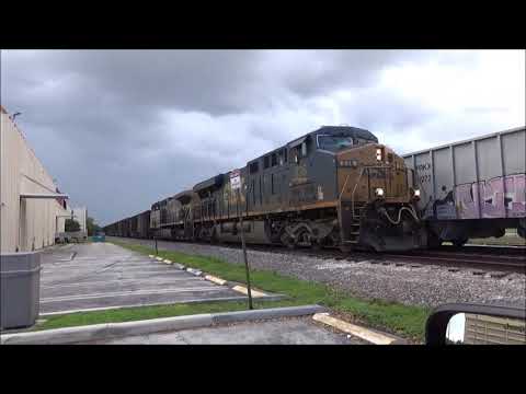 CSX Y120 Loaded Rock Train Miami international Airport - YouTube