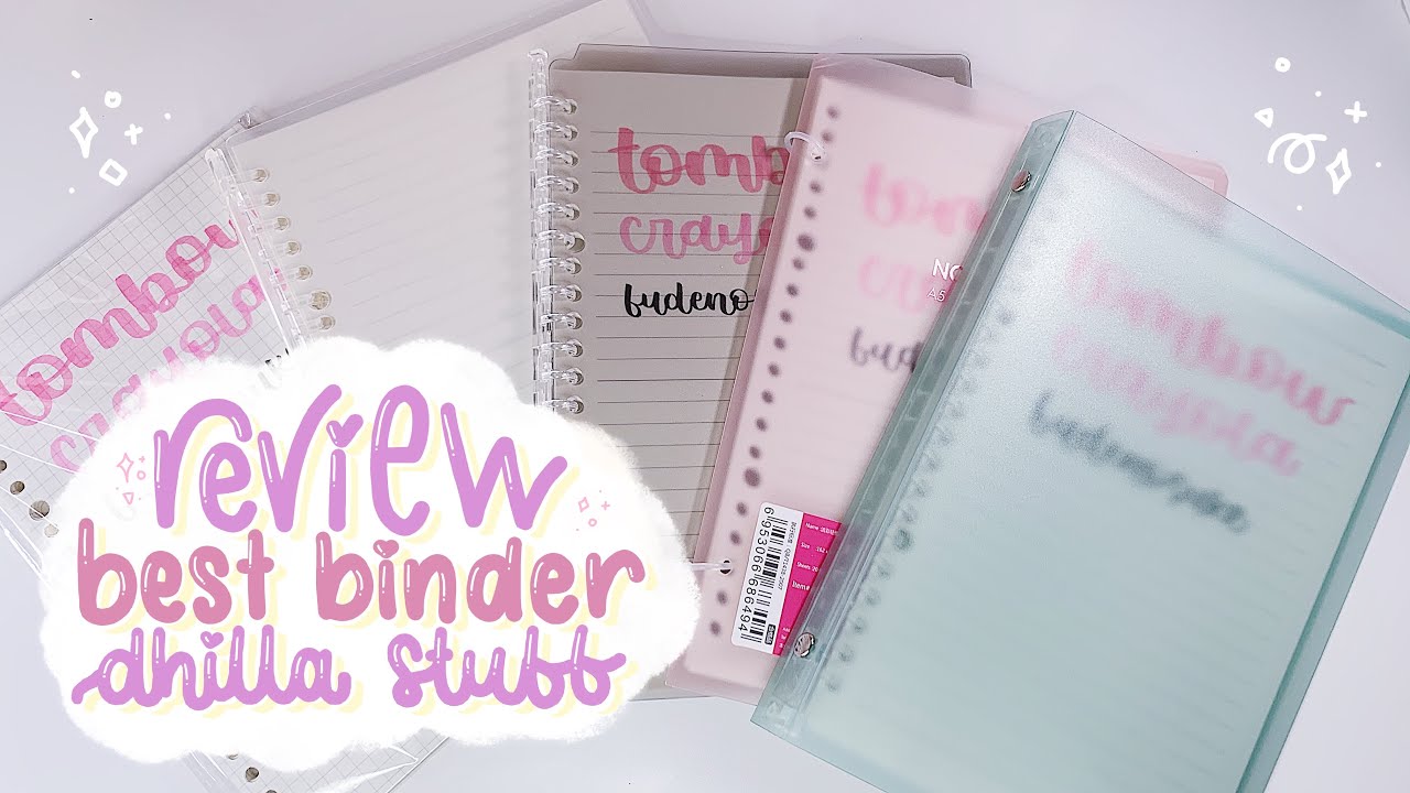 Shopee Binder Haul & Review by Pinky Bunny | Binder best seller Dhilla ...
