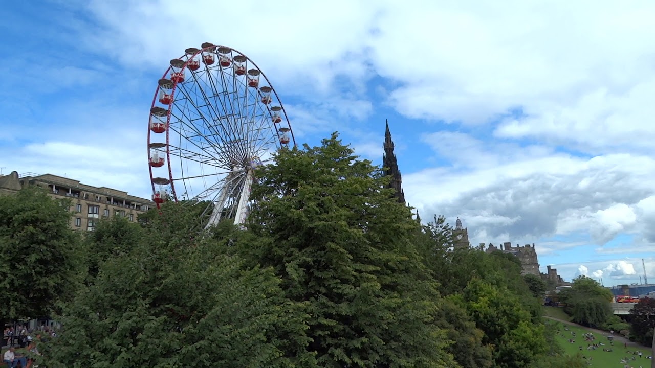 Ferris Wheel East Princes Street Gardens Festival Fringe Edinburgh ...