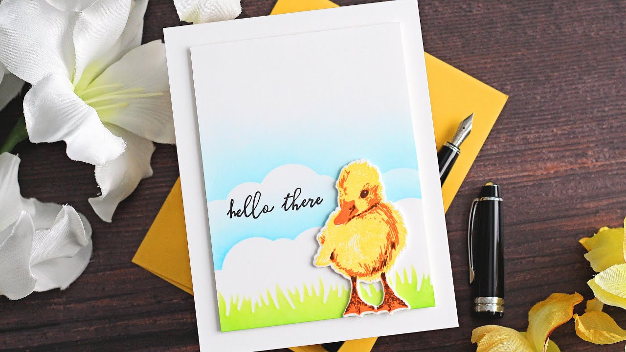 Simple Spring Scene with Color Layering Ducking - YouTube