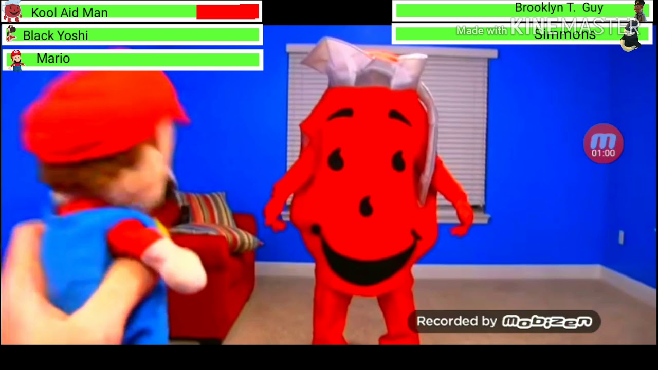 Black Yoshi's Koolaid Problem Final Battle with healthbars - YouTube