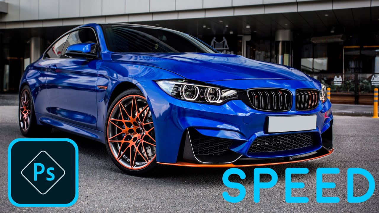 Cara membuat efek speed - Tutorial Photoshop - YouTube