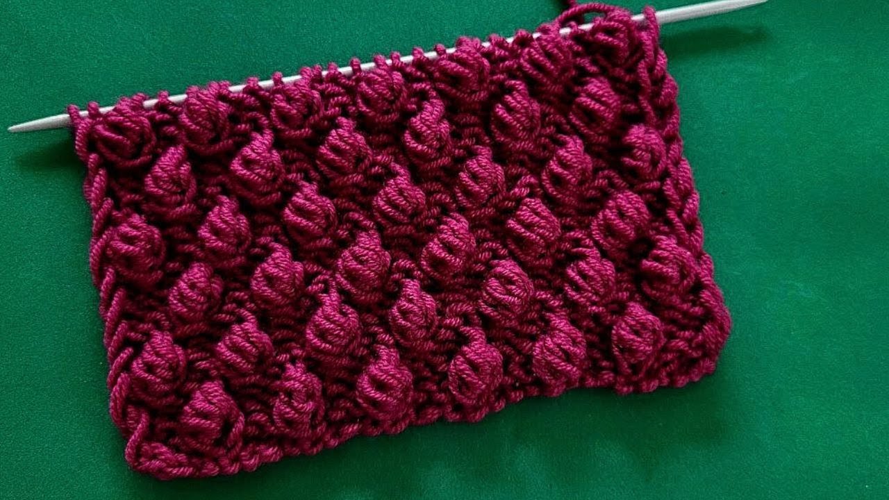 Knitting pattern #70 ️Very simple and effective pattern 🧶💎 - YouTube