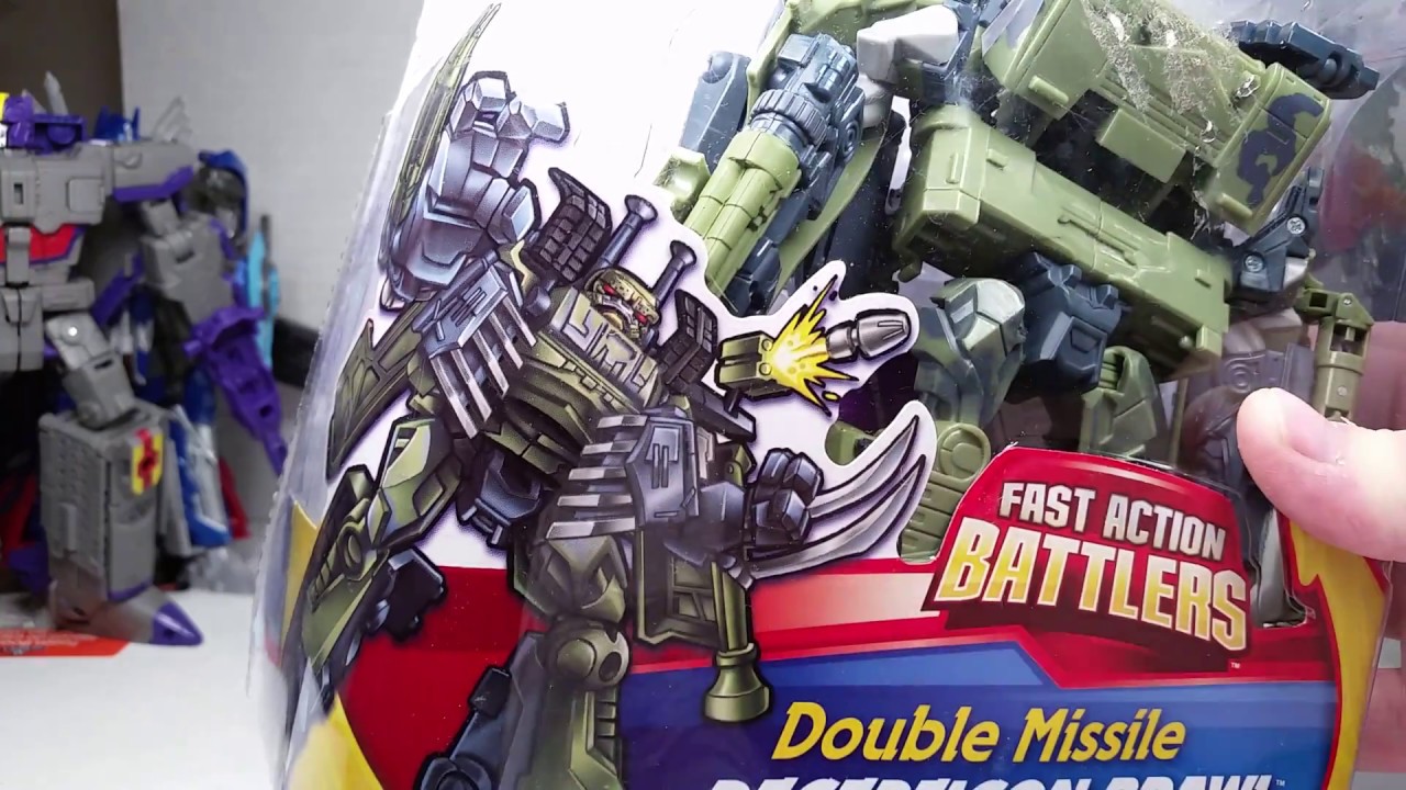 Transformers FAST ACTION BATTLER DOUBLE MISSLE BRAWL review - YouTube
