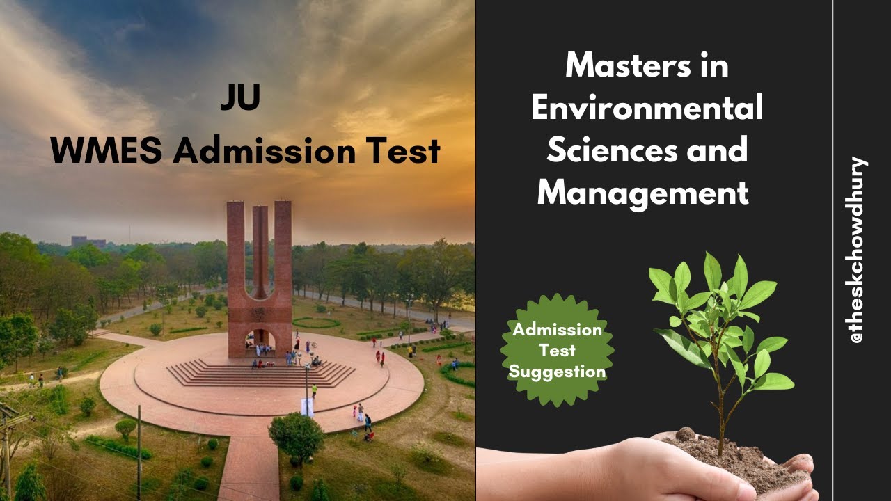 JU WMES Admission Test Suggestion | JU Masters in Environmental ...