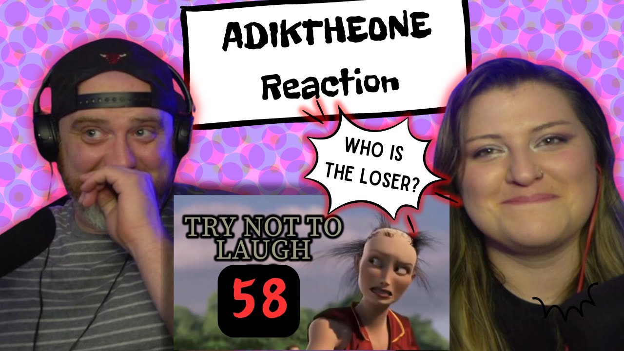 Try not to laugh CHALLENGE 58 @AdikTheOne | HatGuy & ‪@gnarlynikki React - YouTube