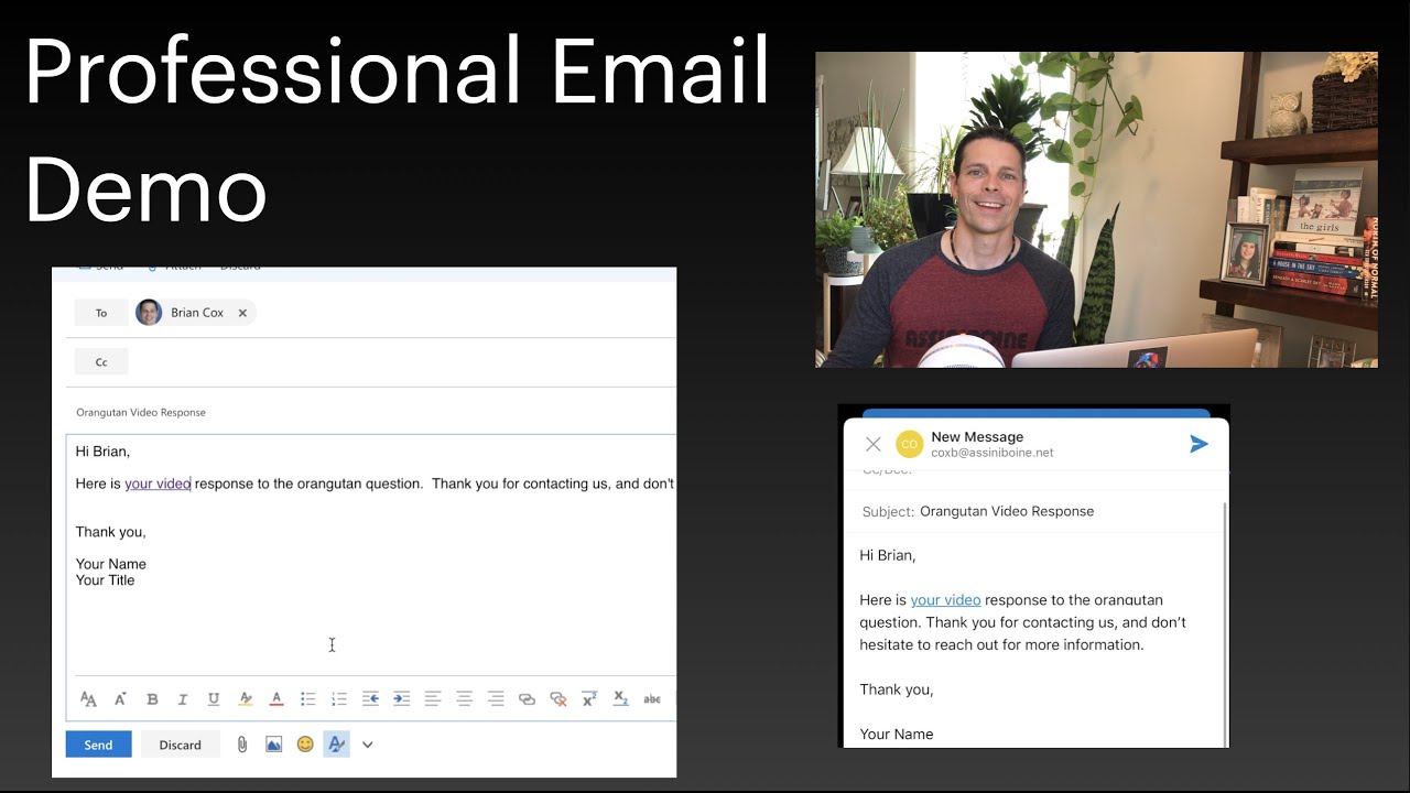 Professional Email Demo - YouTube