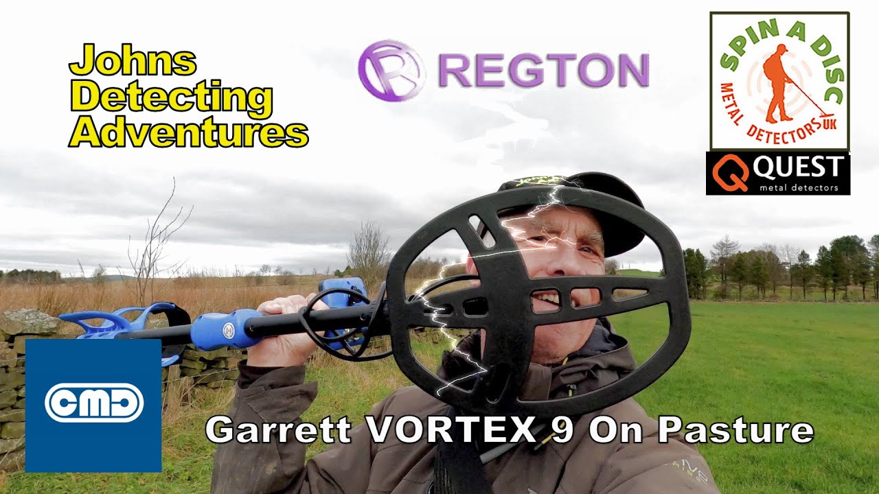 NEW GARRETT VORTEX VX9 Metal Detector First Time On Pasture Land - YouTube