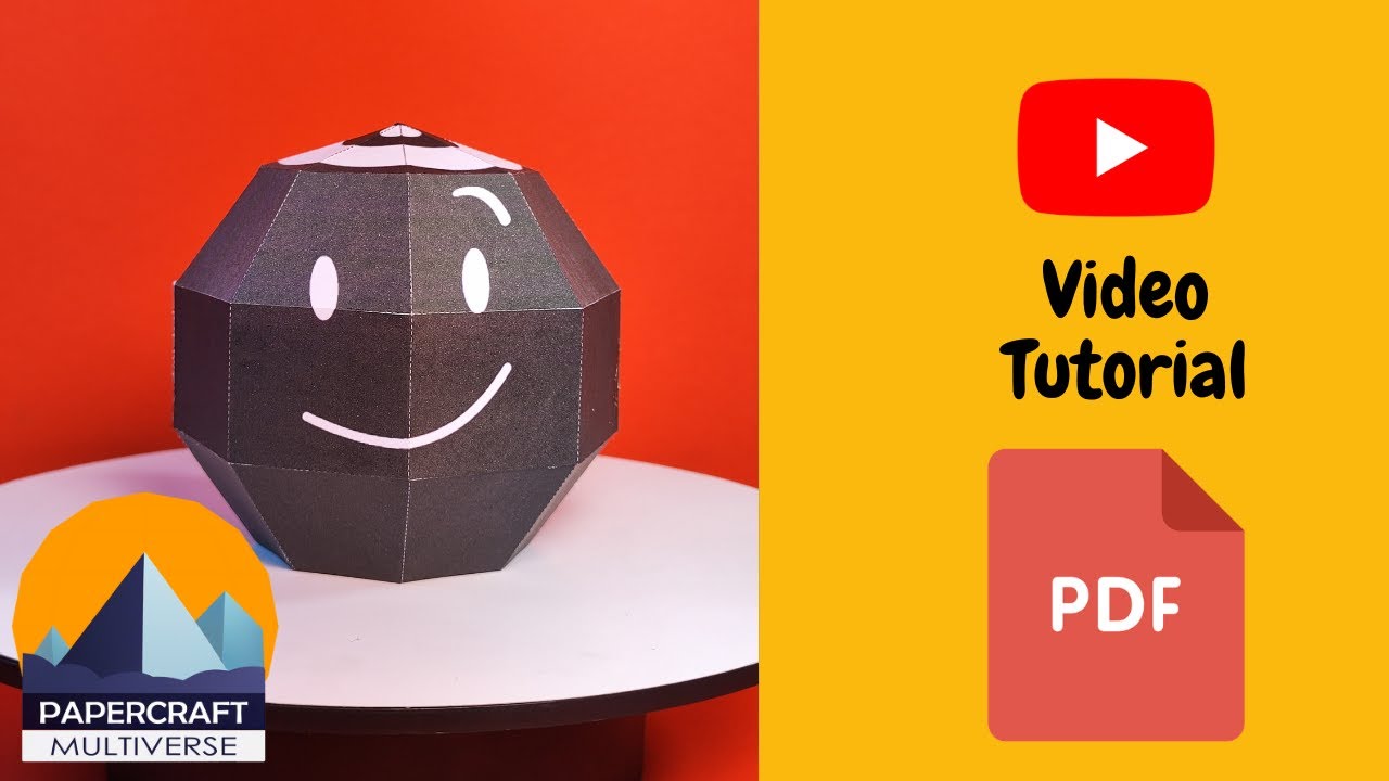 How to Make BFDI 8-Ball | Papercraft Tutorial | Easy DIY Craft | Free ...