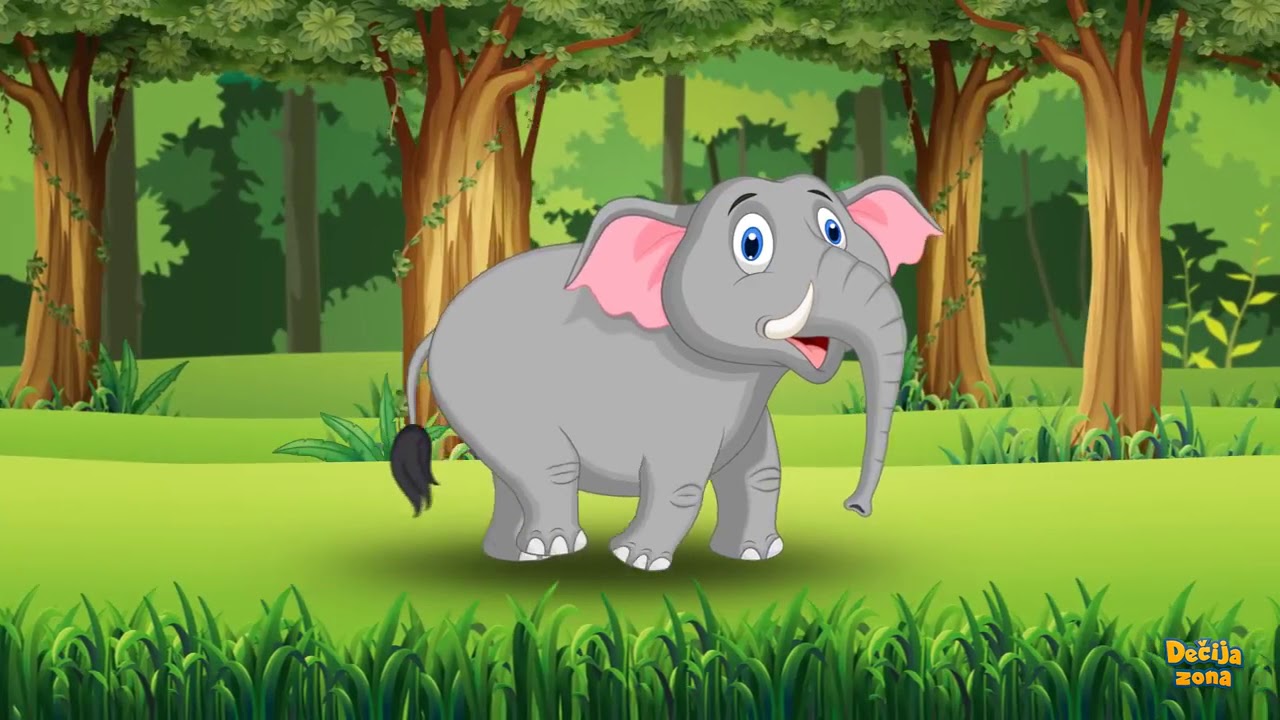 Slon trupko pesmica za djecu - YouTube